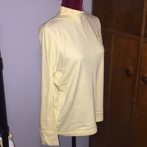Blair | Tops | Blair Mock Turtle Neck Size Small Light Yellow | Poshmark